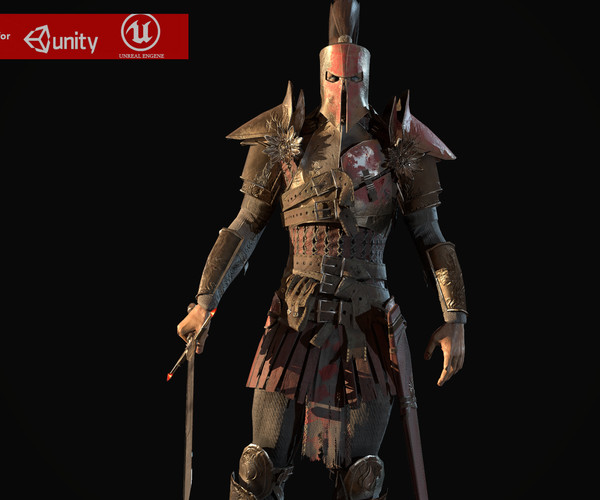 ArtStation - Knight low poly | Game Assets