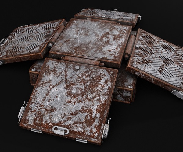 ArtStation - Explosive Pressure Mine {PBR} | Resources