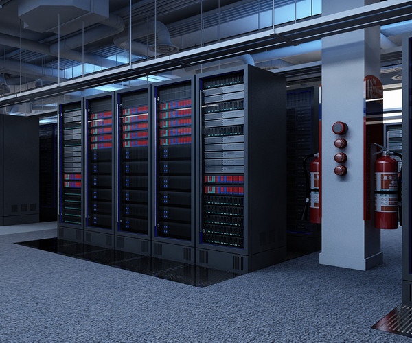 ArtStation - Data Communication Server Room | Resources