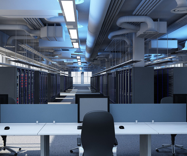 ArtStation - Data Communication Server Room | Resources