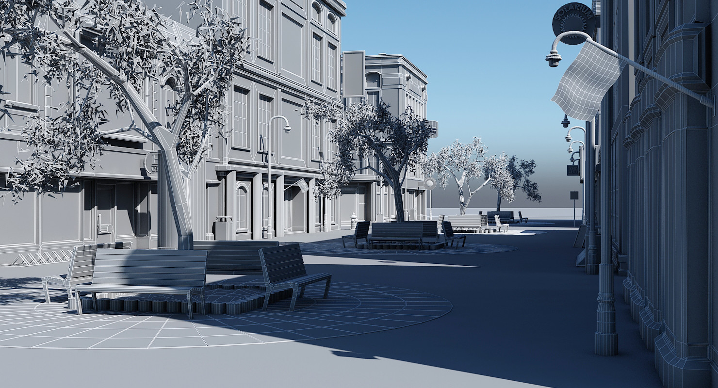 ArtStation - Shopping Center 3D Model | Resources