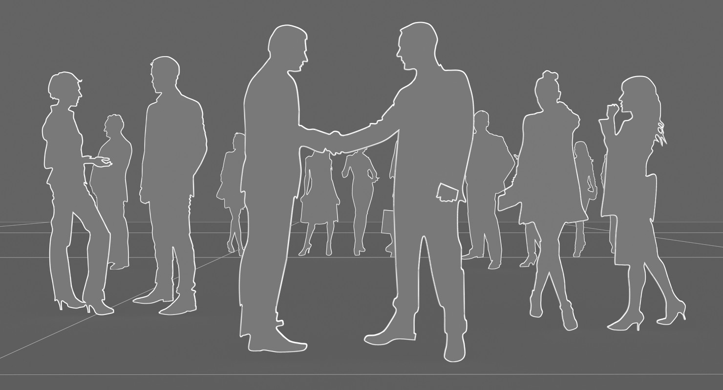 ArtStation - Silhouette Formal People | Resources