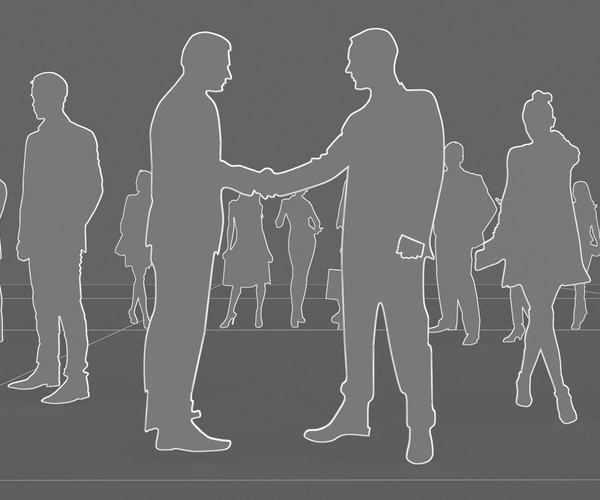 ArtStation - Silhouette Formal People | Resources