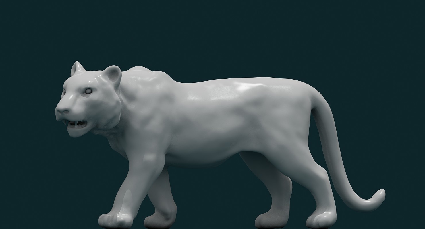 ArtStation - 3D Tiger | Resources