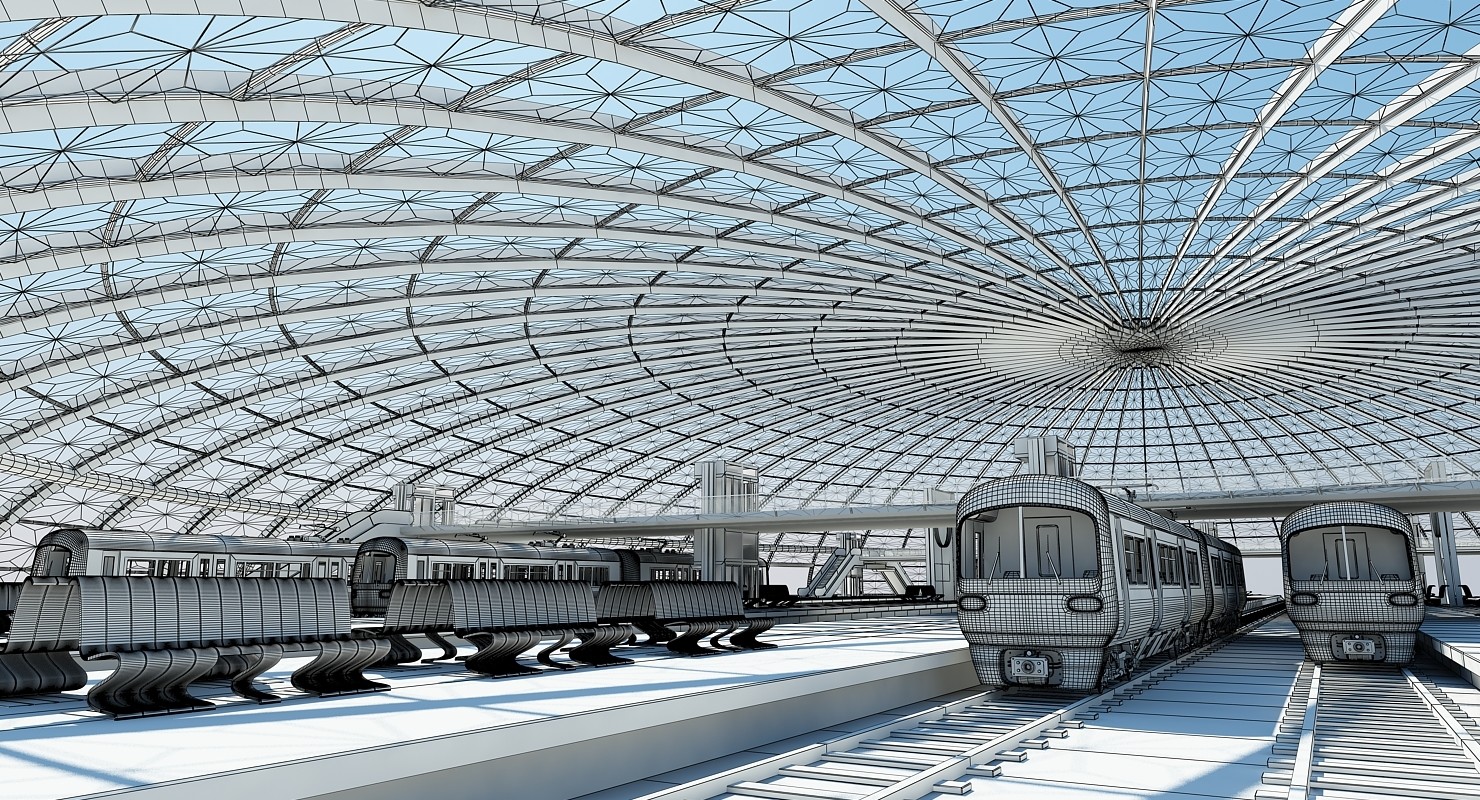 ArtStation - Train Station Building Interior 2 | Resources