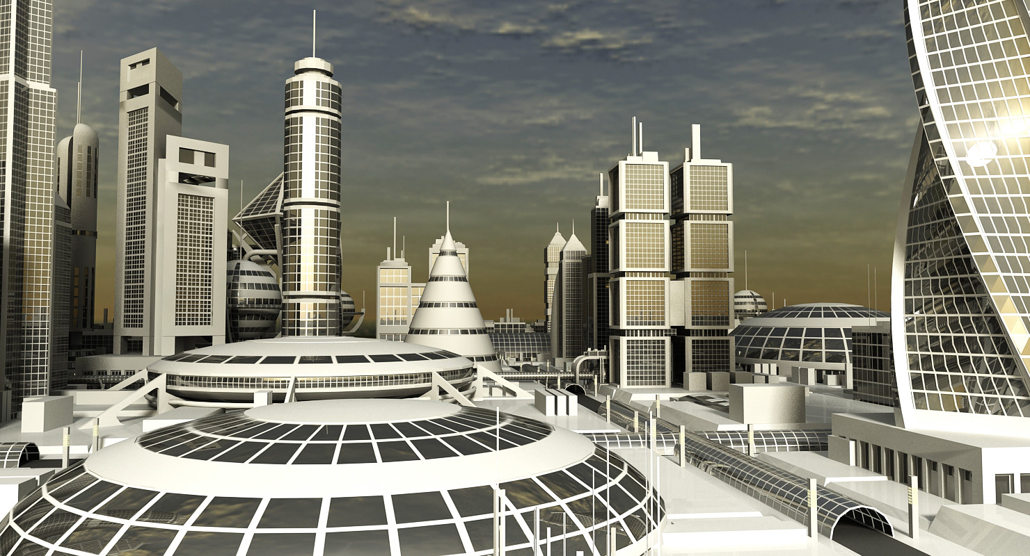 ArtStation - Sci-Fi City 3D Model | Resources