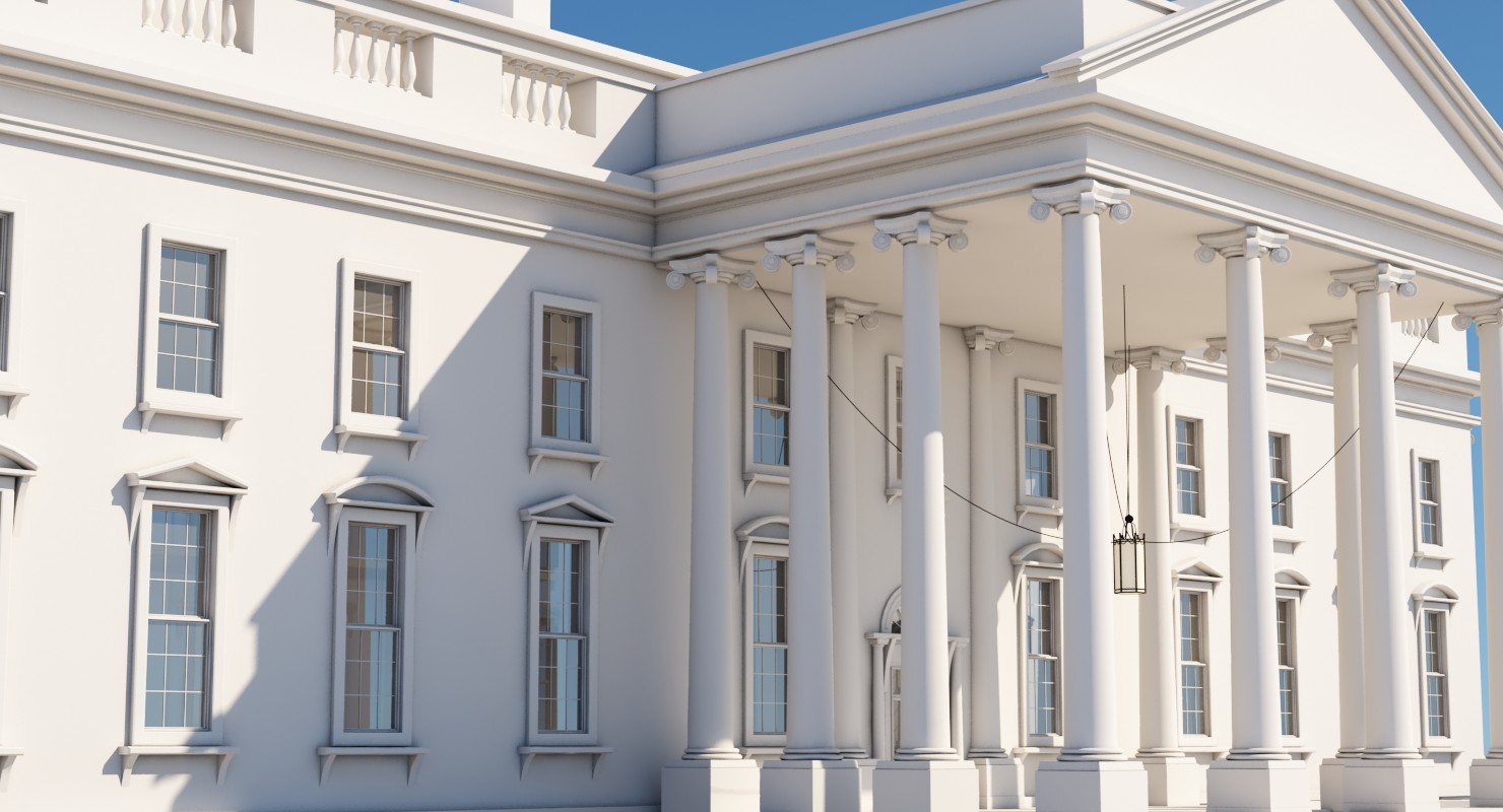 ArtStation - White House 3D Model | Resources