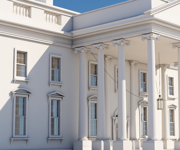 ArtStation - White House 3D Model | Resources
