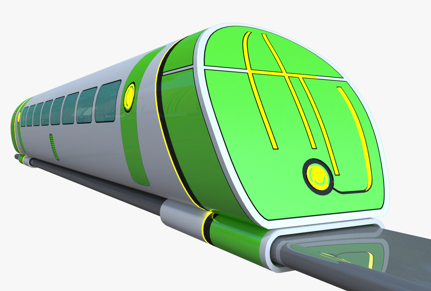 ArtStation - HyperTube train | Resources
