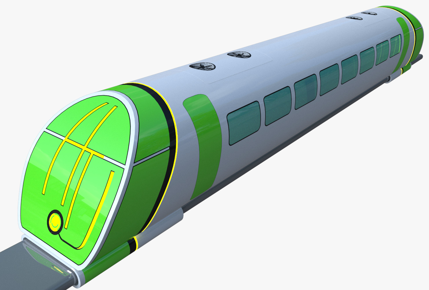 ArtStation - HyperTube train | Resources