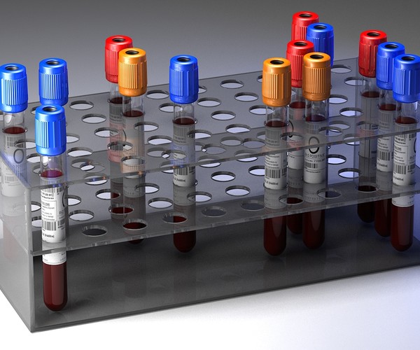 ArtStation - Blood Sample Rack | Resources