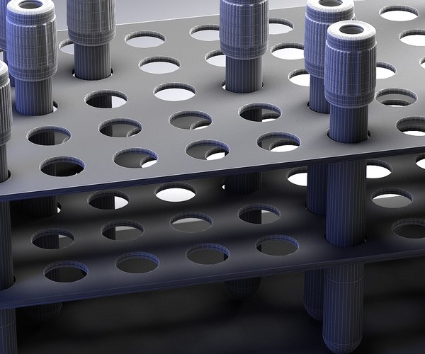 ArtStation - Blood Sample Rack | Resources