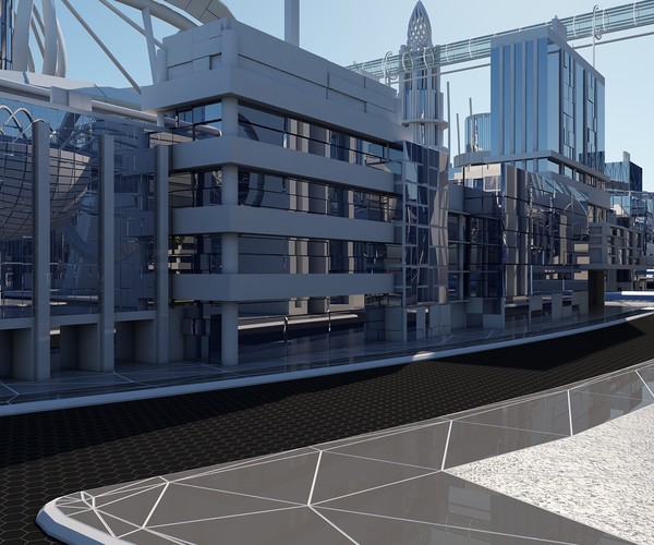 ArtStation - Future City HD 2018 | Resources