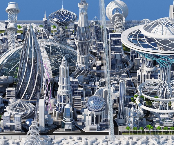 ArtStation - Future City HD 2018 | Resources
