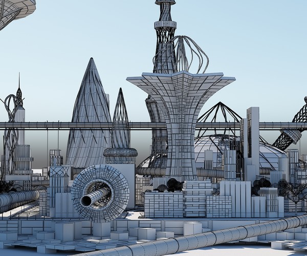 ArtStation - Future City HD 2018 | Resources