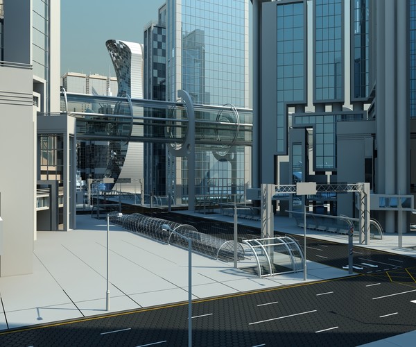 ArtStation - Future City HD 6 | Resources