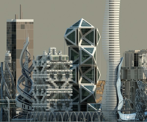 ArtStation - Future City HD 6 | Resources