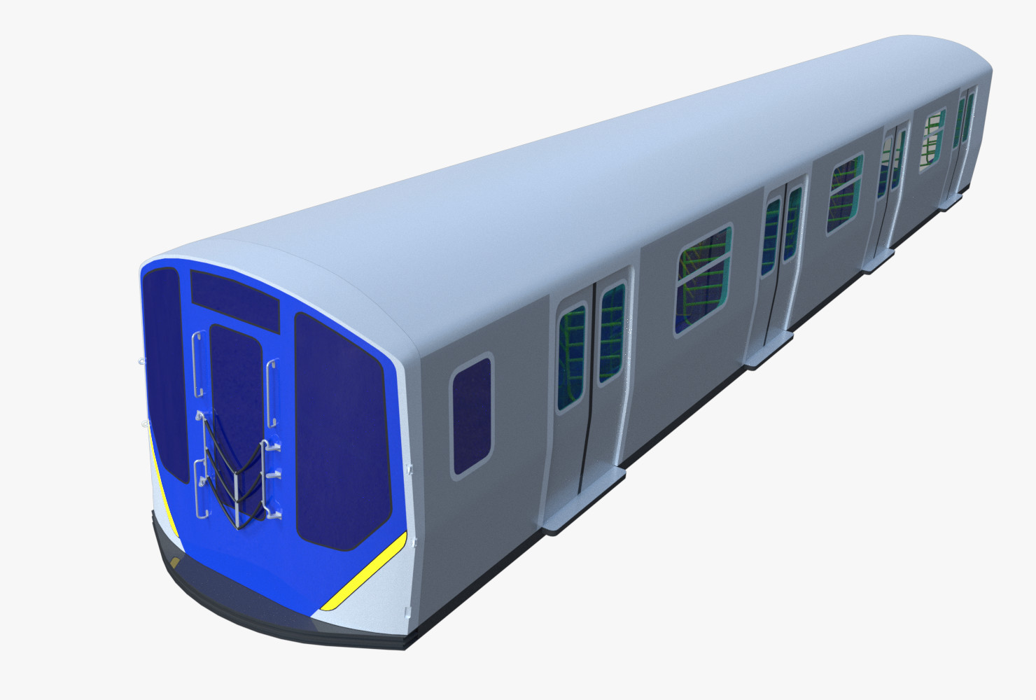 ArtStation - NYC subway car R211 | Game Assets