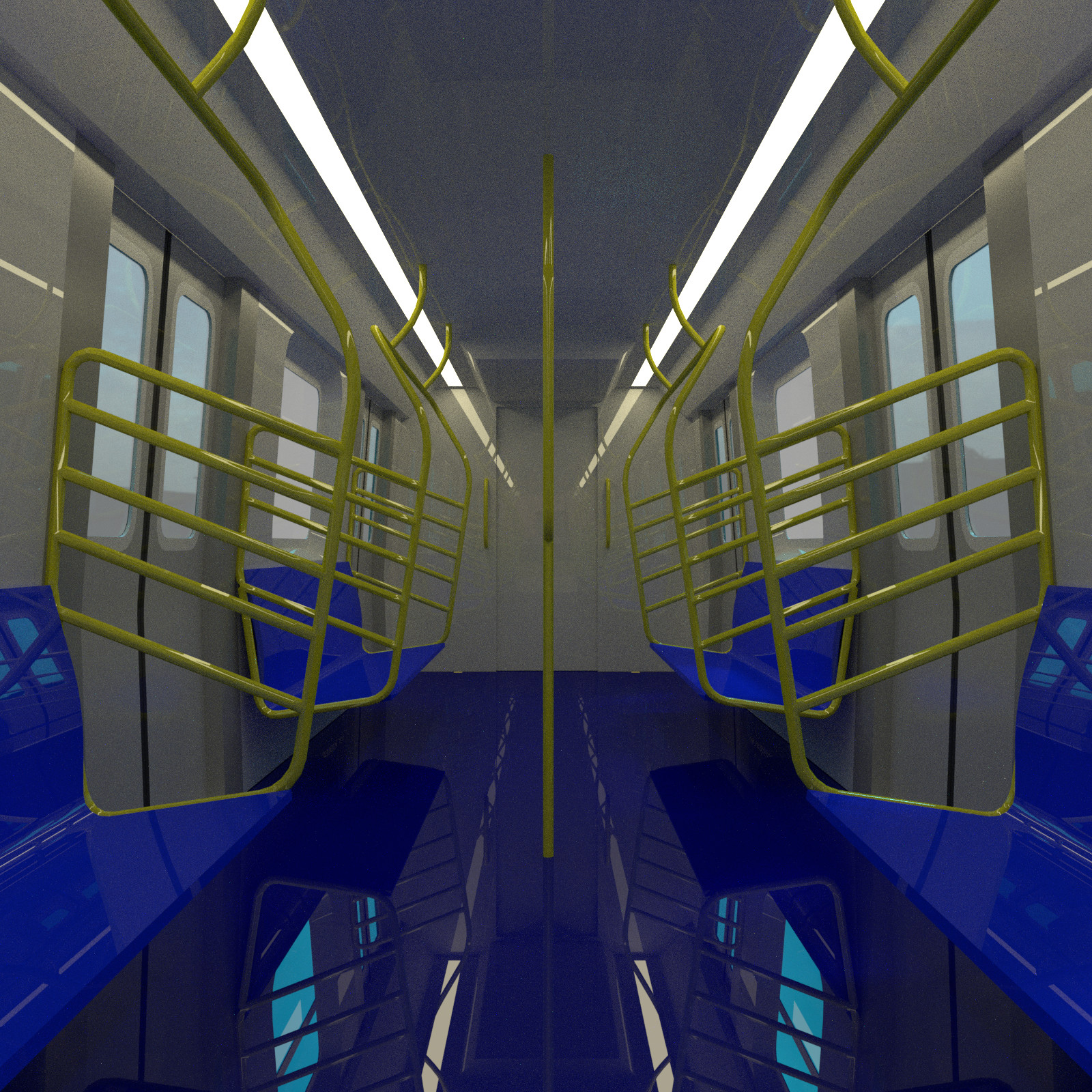ArtStation - NYC subway car R211 | Game Assets