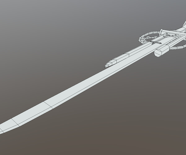 ArtStation - Steampunk Sword | Game Assets