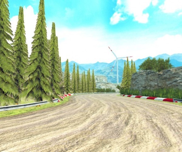 ArtStation - Rally Race Track Road Environment Pack For Mobile Games ...