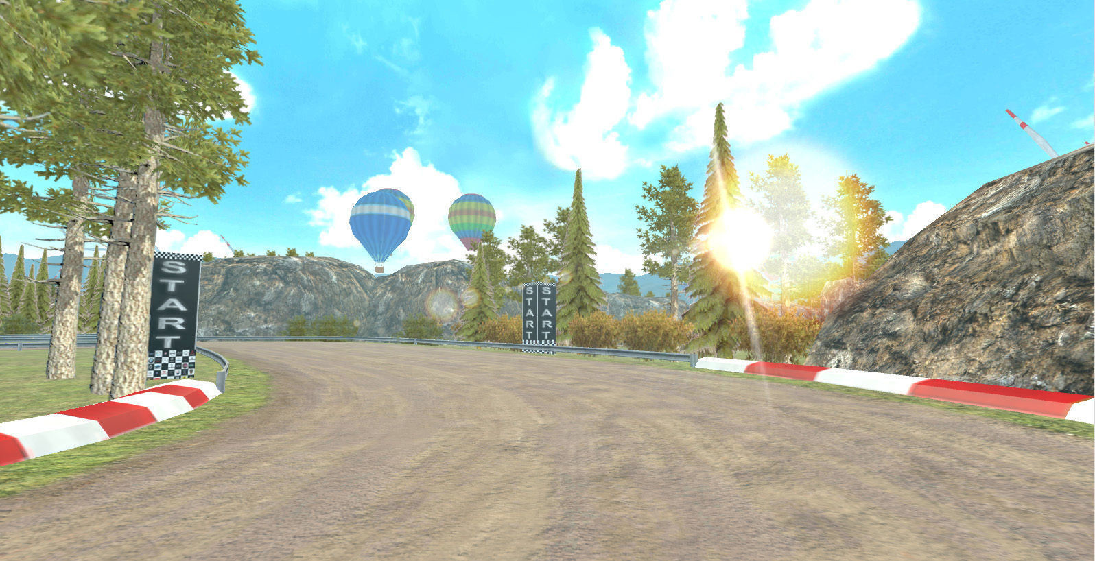 ArtStation - Rally Race Track Road Environment Pack For Mobile Games ...