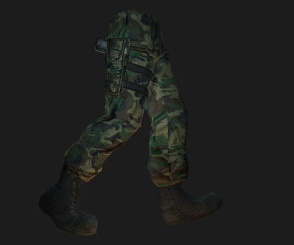 ArtStation - Soldier Legs Animated Low-poly | Game Assets