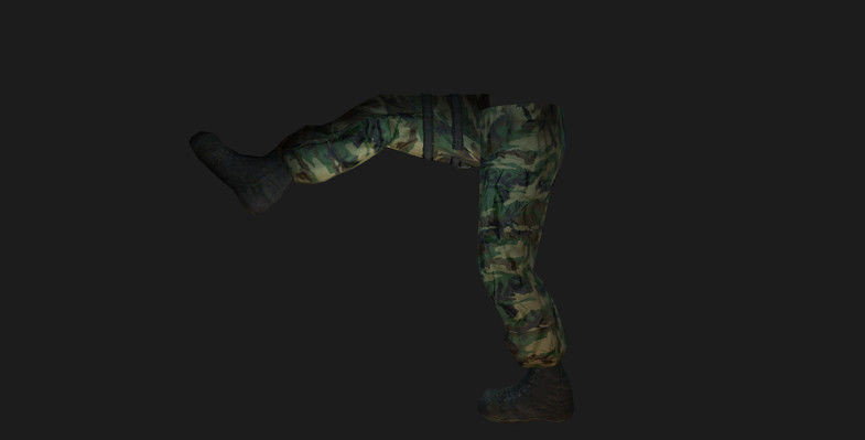 ArtStation - Soldier Legs Animated Low-poly | Game Assets