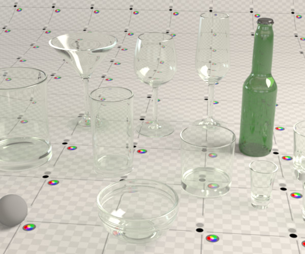 ArtStation - Glass Set - 11pcs | Game Assets