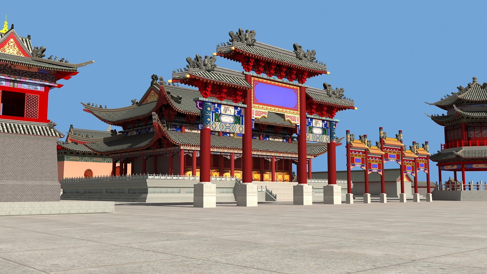 ArtStation - Ancient Chinese buildings Set | Resources