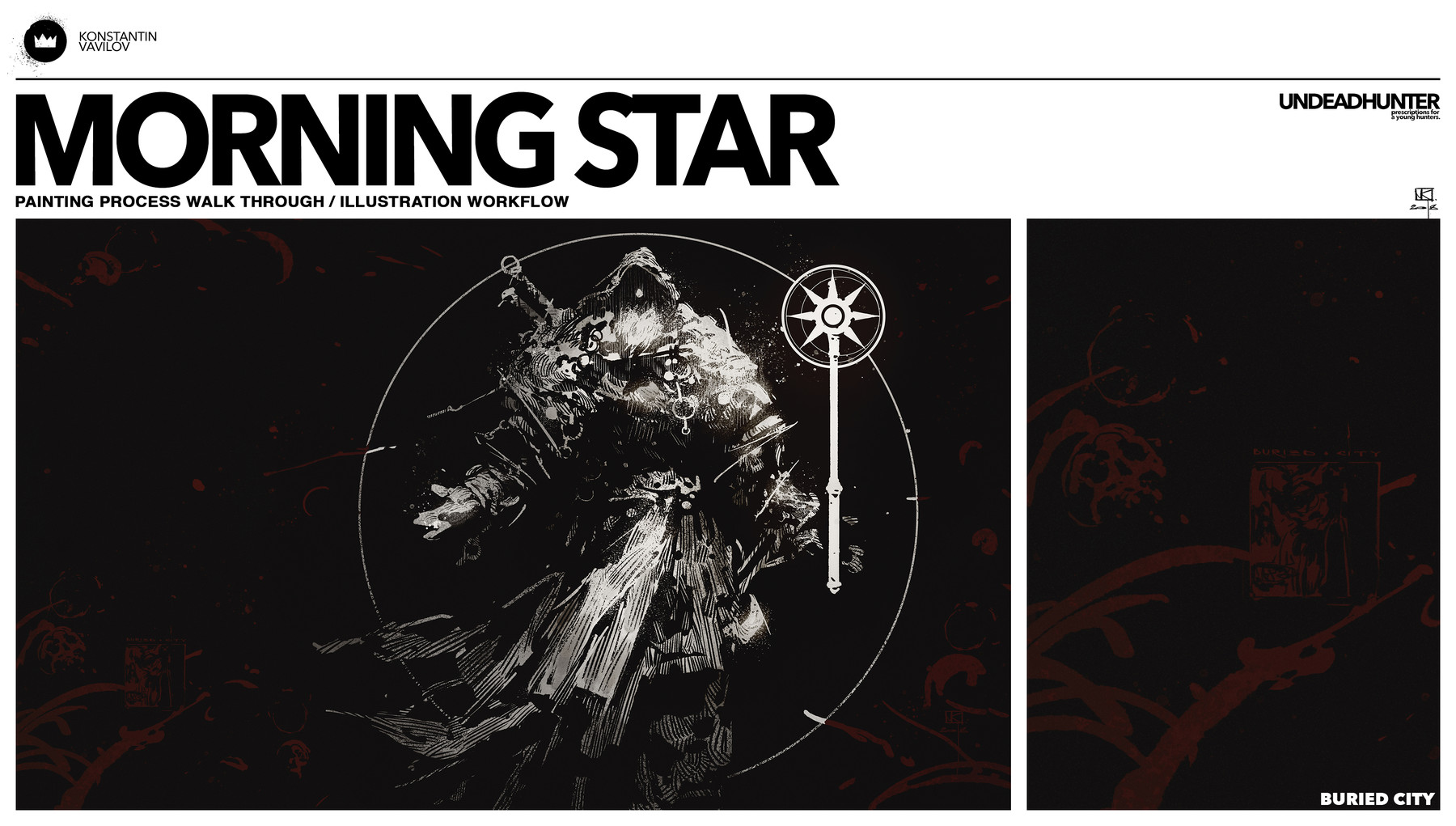 ArtStation - Morning Star - Painting Process walk through ...