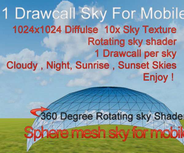 ArtStation - Skybox Pack for Mobile Games (Animated) | Game Assets