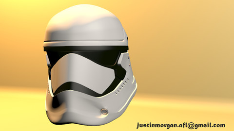 ArtStation - First Order Helmet | Game Assets