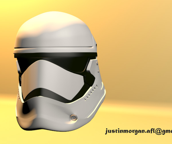 ArtStation - First Order Helmet | Game Assets