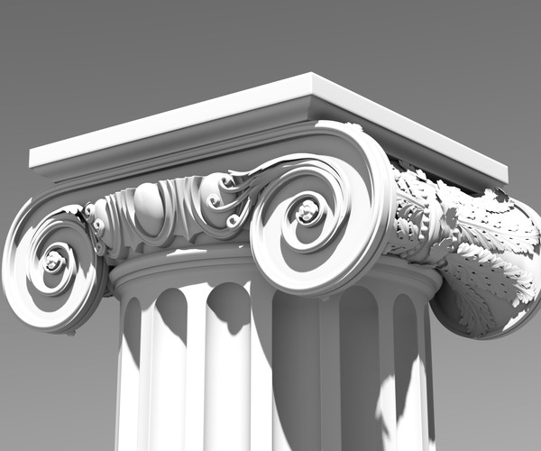 ArtStation - Ionic order; COLUMN | Resources