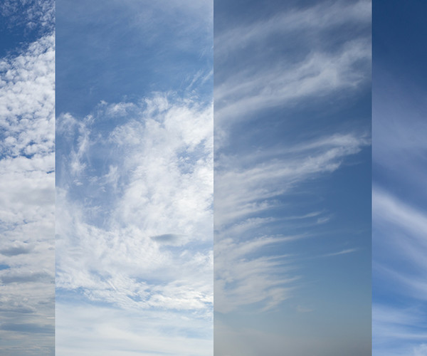 ArtStation - Sky Pack 06 / Blue Skies Special / Clouds reference pack ...