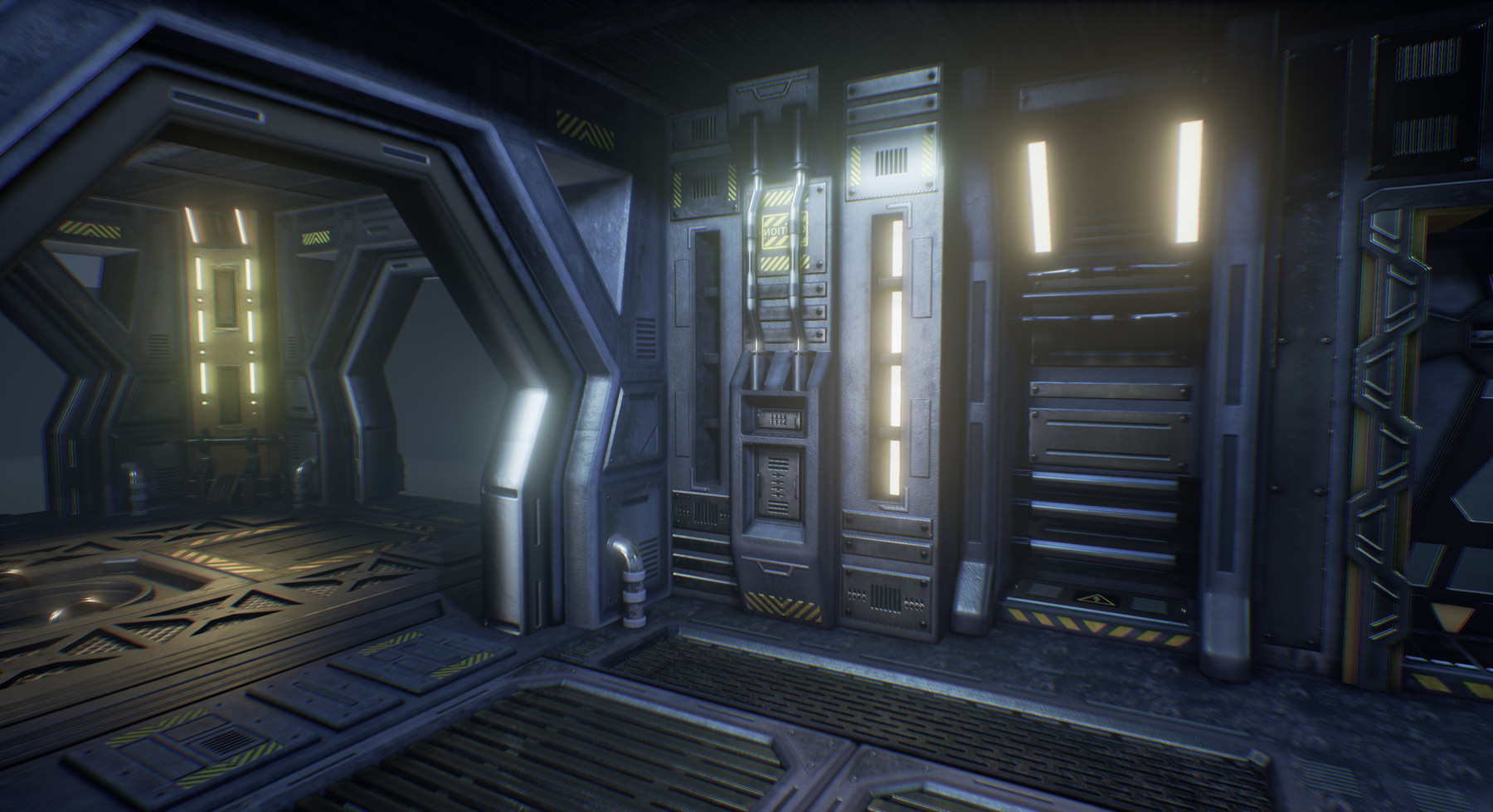 ArtStation - Sci Fi Corridor Pack 001 | Artworks