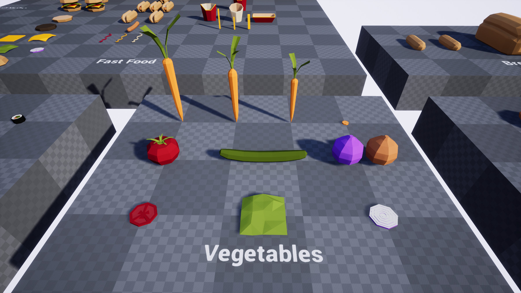 ArtStation - Low Poly Food Pack | UE4 | Game Assets