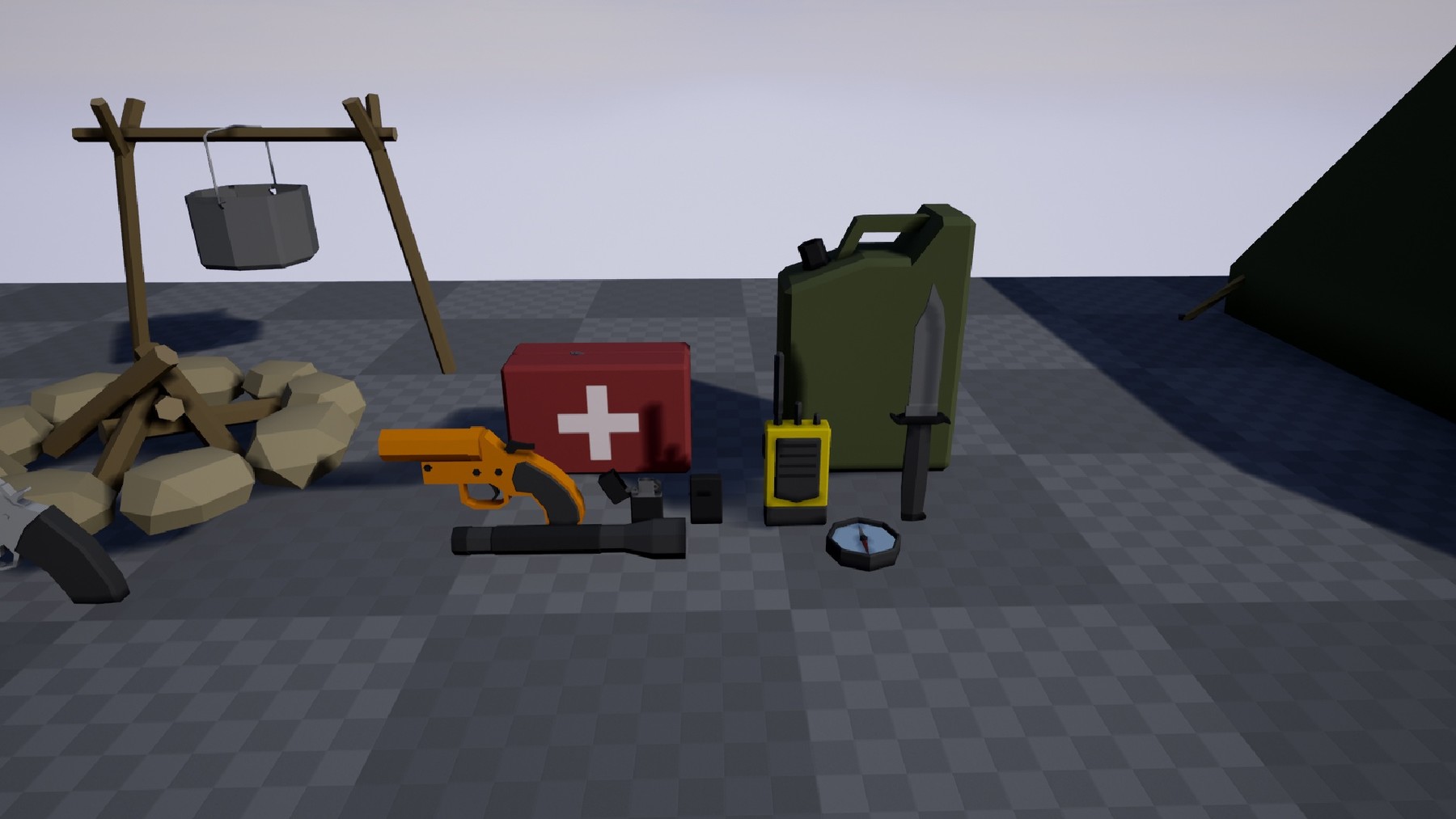 ArtStation - Low Poly Survival Pack | UE4 | Game Assets
