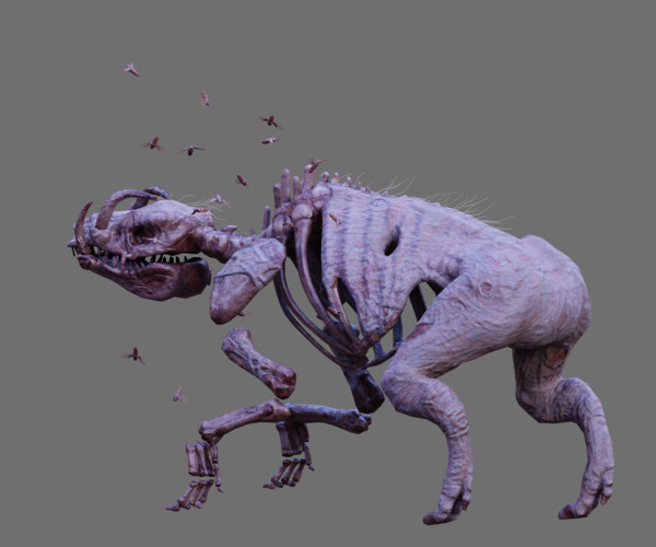 ArtStation - Undead Boar Skeleton | Game Assets