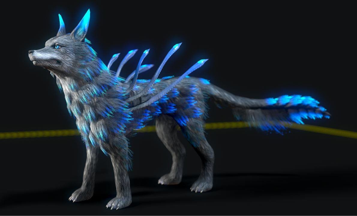 Truong CG Artist - Fire Wolf Maya Rig
