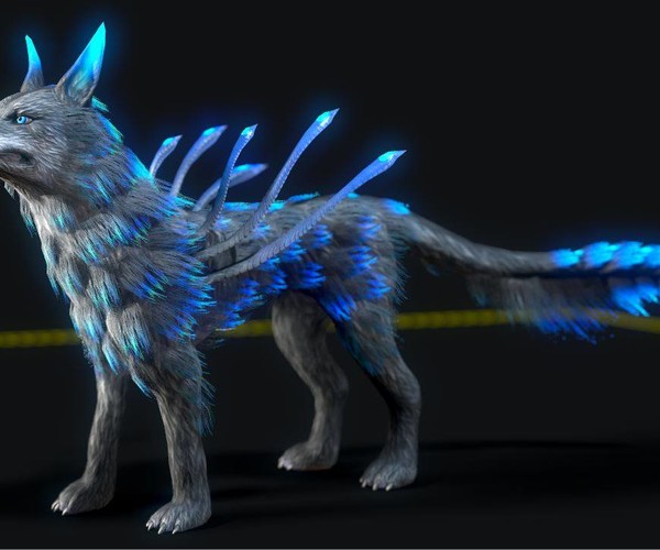 ArtStation - Fire Wolf Maya Rig | Resources