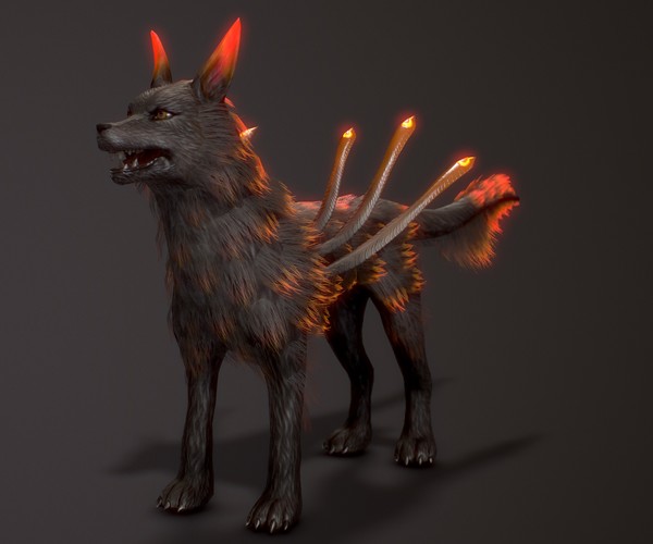 ArtStation - Fire Wolf Maya Rig | Resources