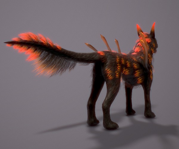 ArtStation - Fire Wolf Maya Rig | Resources