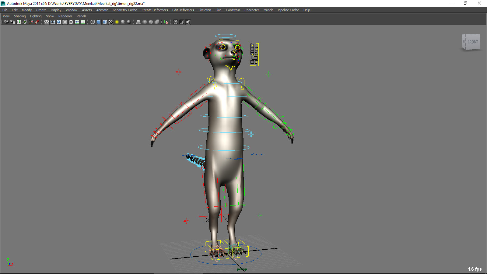 ArtStation - Meerkat Maya Rig | Resources