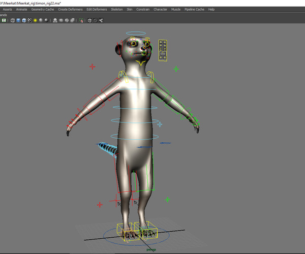 ArtStation - Meerkat Maya Rig | Resources