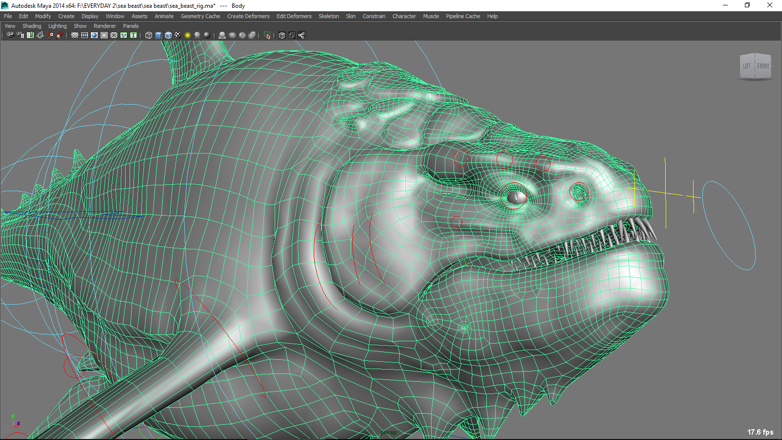ArtStation - Sea Beast Maya Rig | Resources