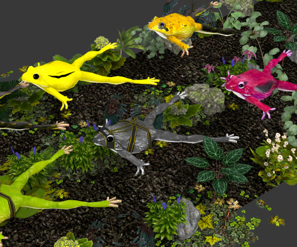 ArtStation - frog collection | Resources