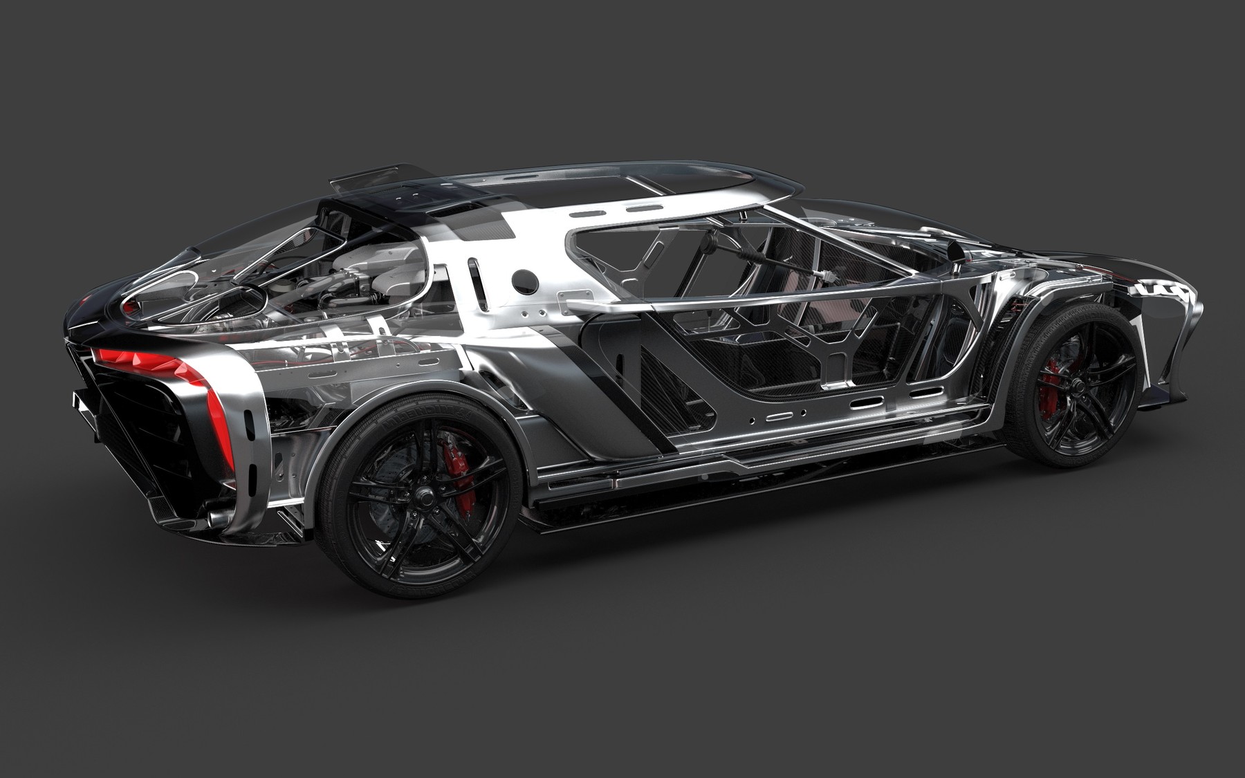 ArtStation - 3D Concept Car and Chassis | Game Assets