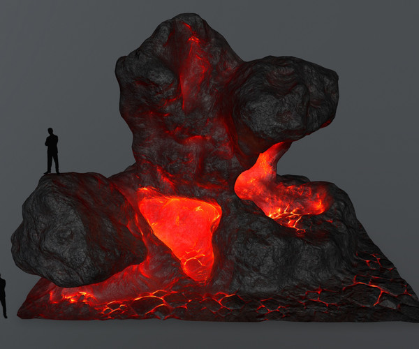 ArtStation - lava rock | Resources